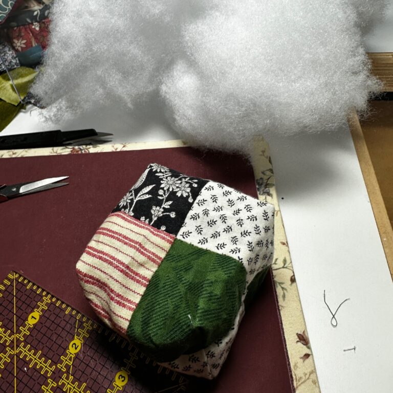 Week 4 of the Needlework Challenge - Four Patch Pin Cushion - Jayne ...